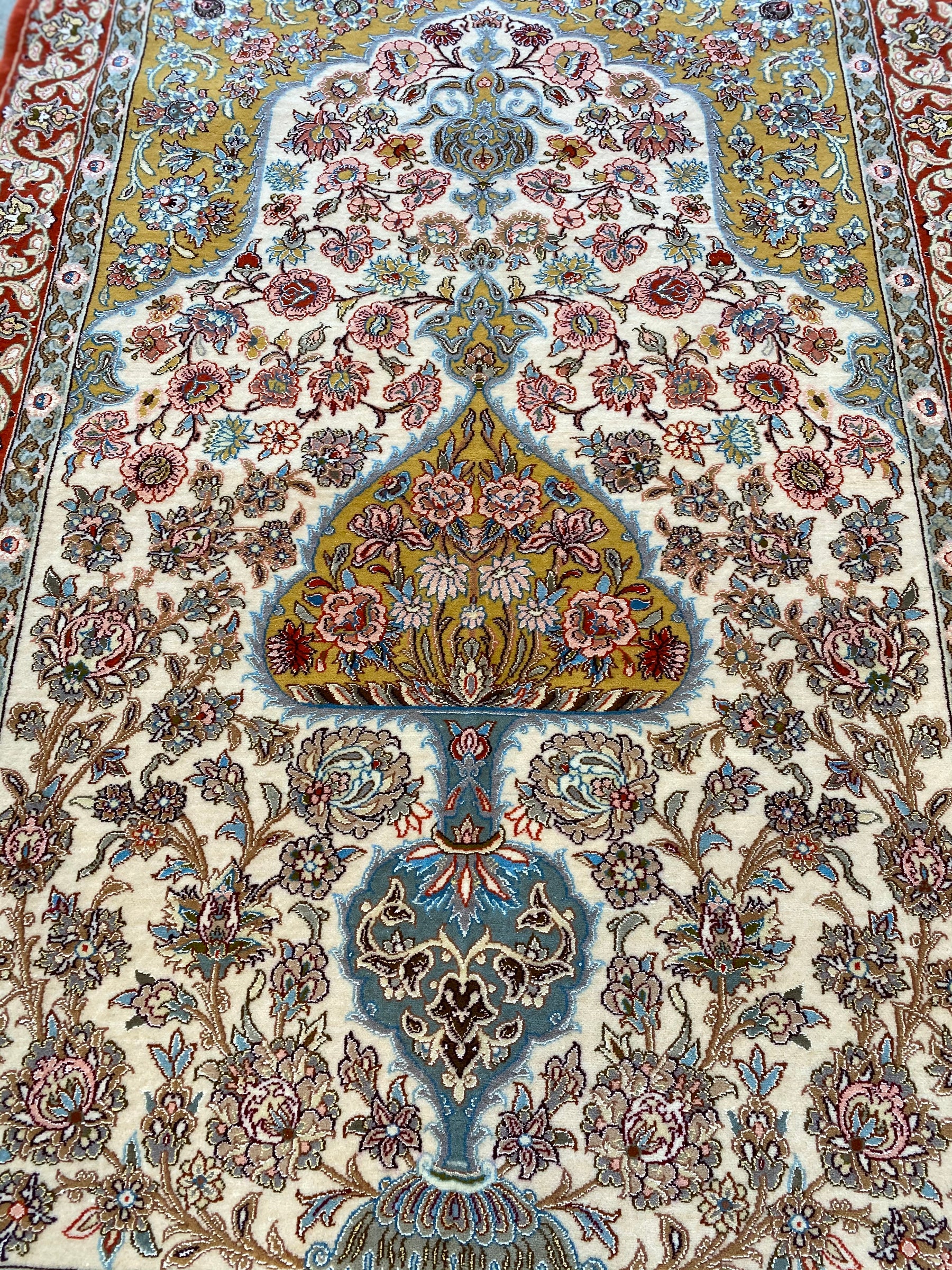 Persian Silk Rugs and Rugs with a Silk Inlay– Persian Threads